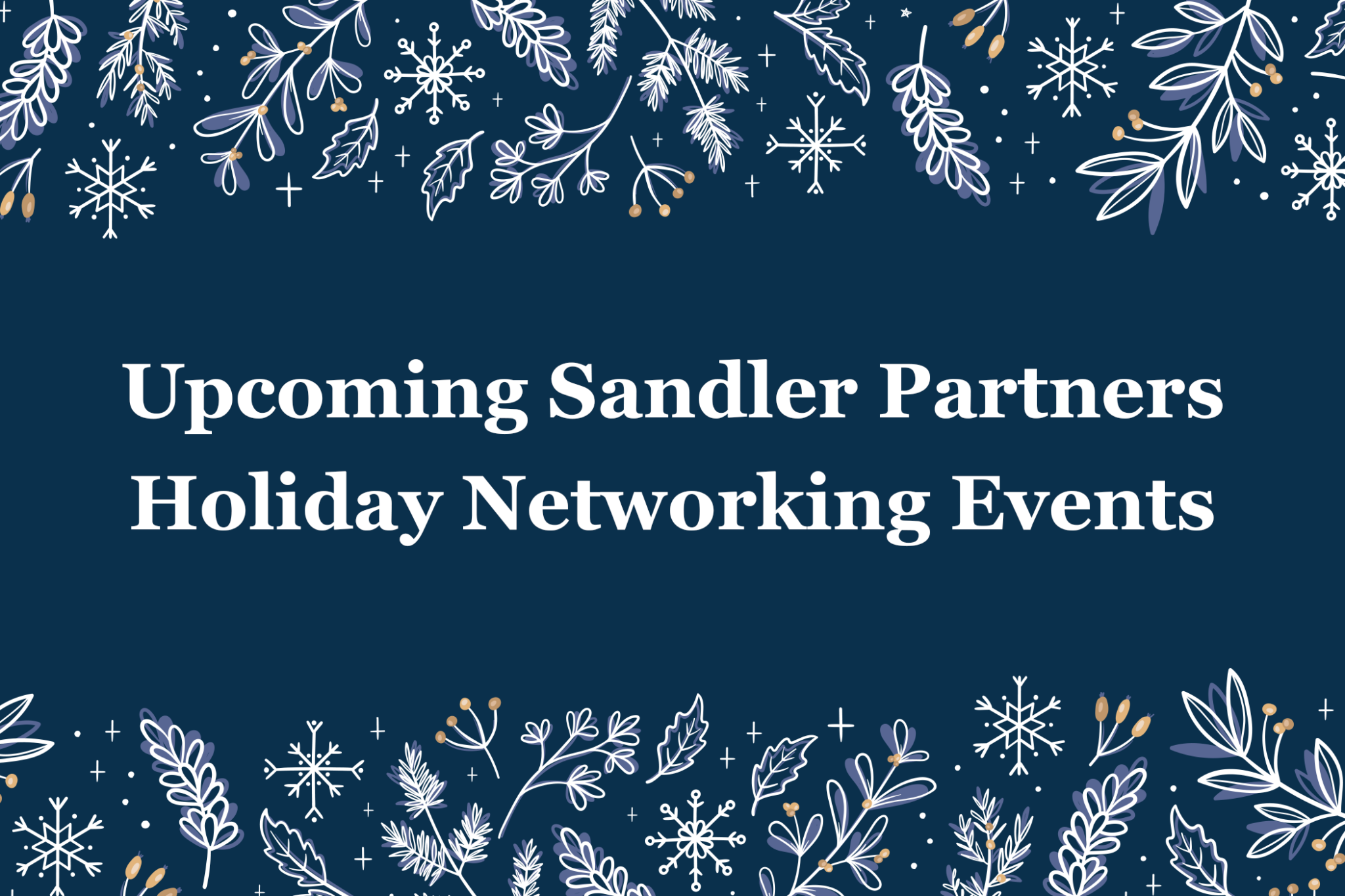 Stay Up to Speed With Sandler - Sandler Partners